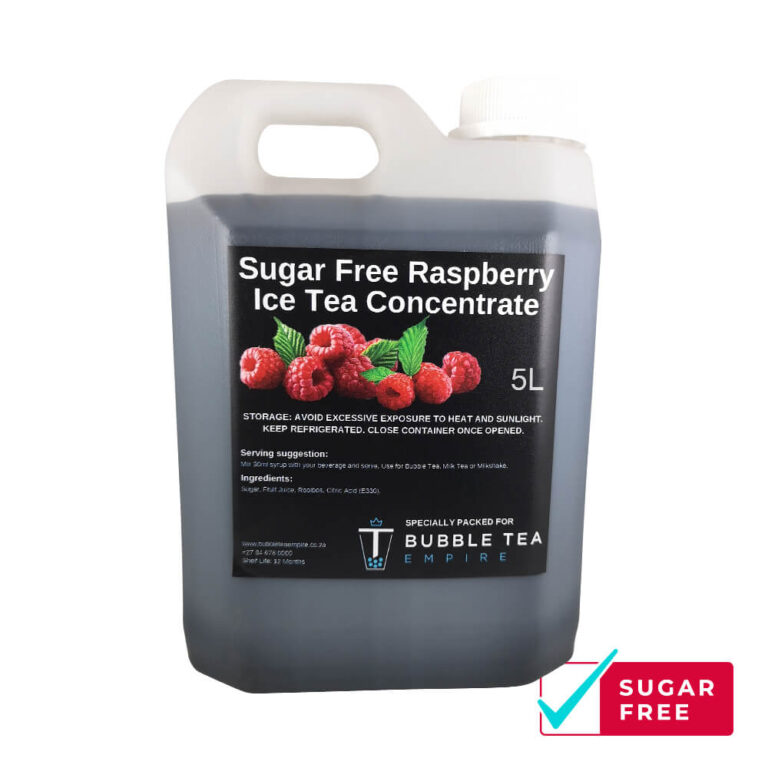 Sugar Free Raspberry Ice Tea Concentrate | Bubble Tea Empire